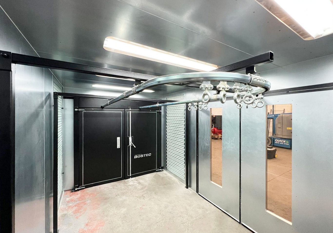 Bespoke Open or Enclosed Spray Booths - Bostec
