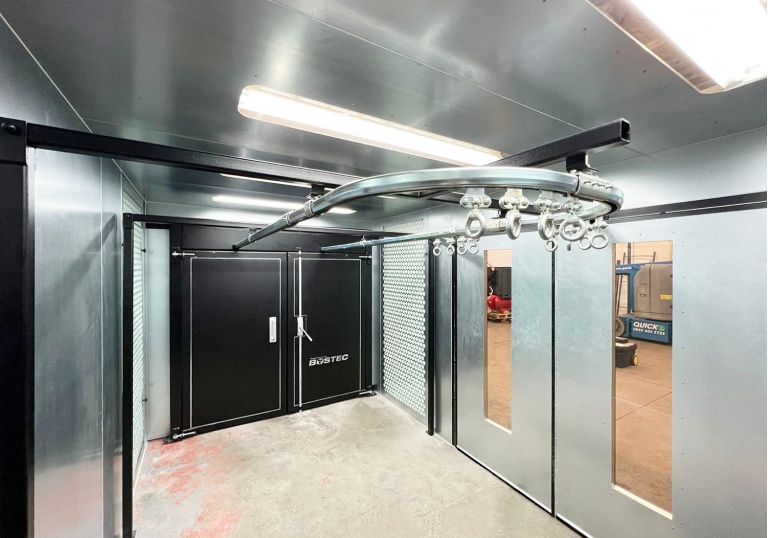 Bespoke Open or Enclosed Spray Booths - Bostec
