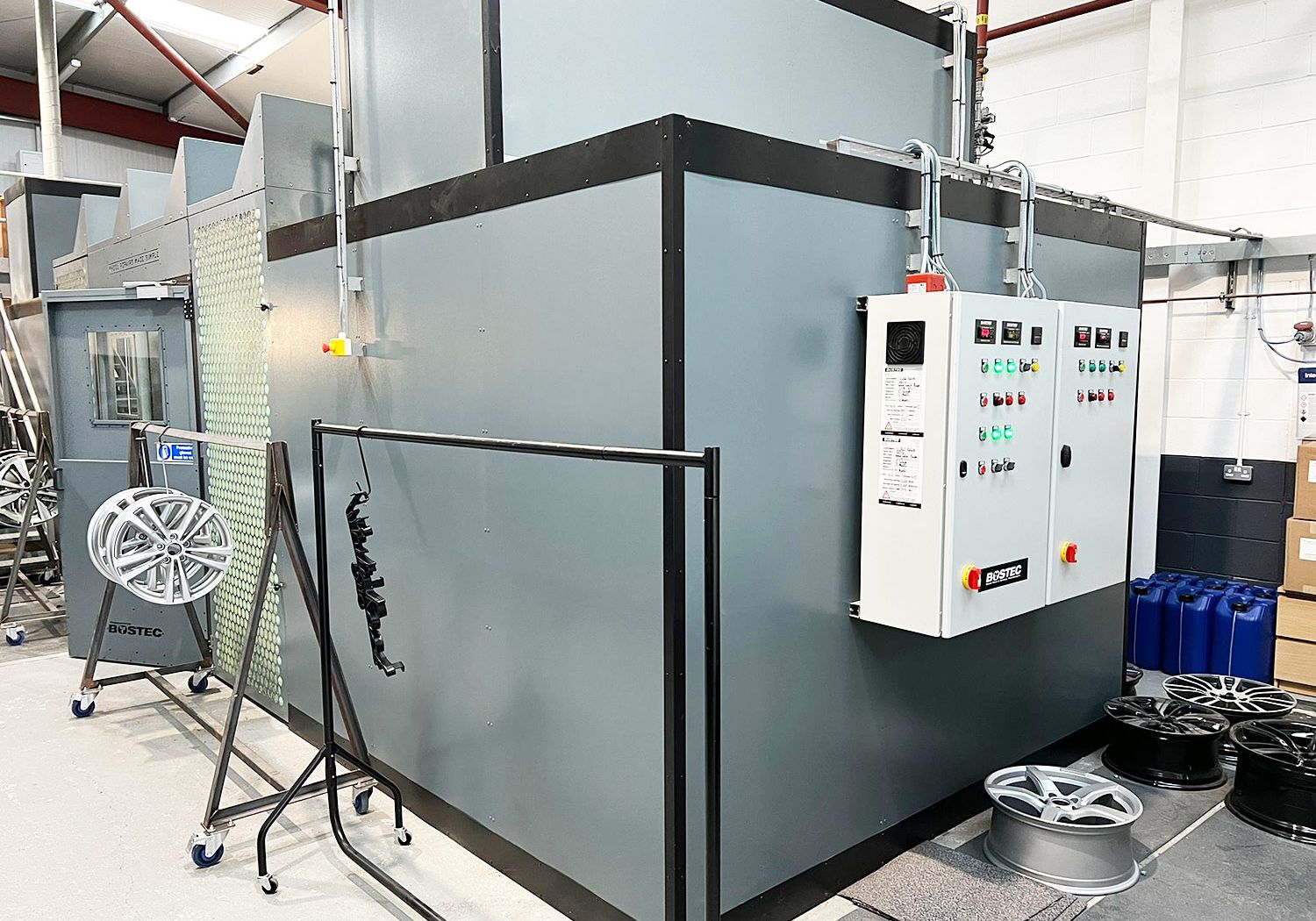 Bespoke Open or Enclosed Spray Booths - Bostec