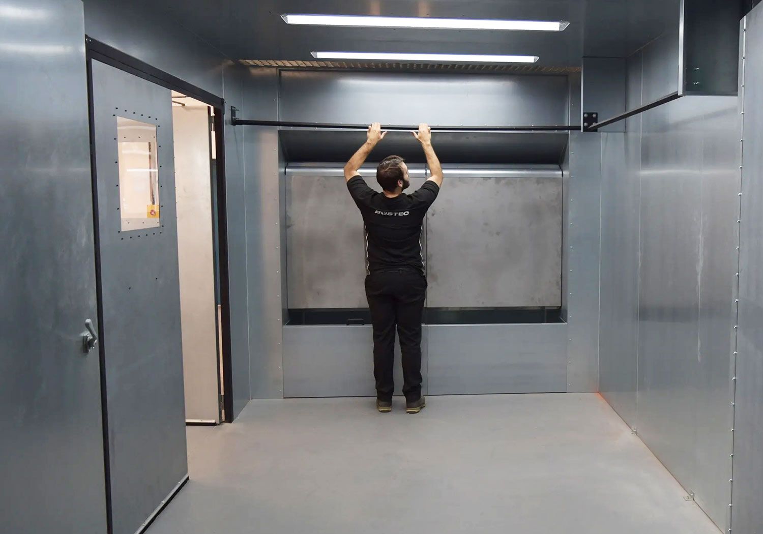 Bespoke Open or Enclosed Spray Booths - Bostec