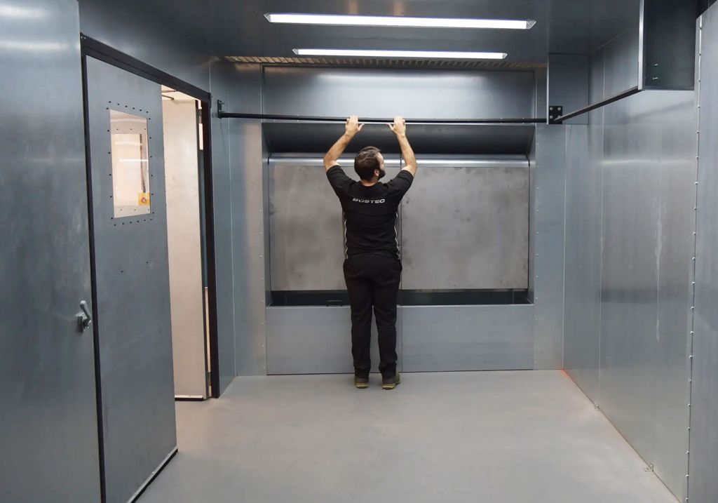 Bespoke Open or Enclosed Spray Booths - Bostec
