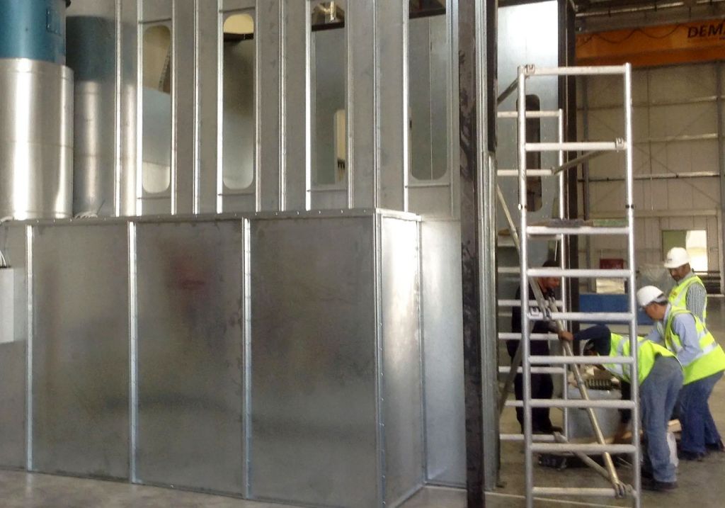 Bespoke Open or Enclosed Spray Booths - Bostec